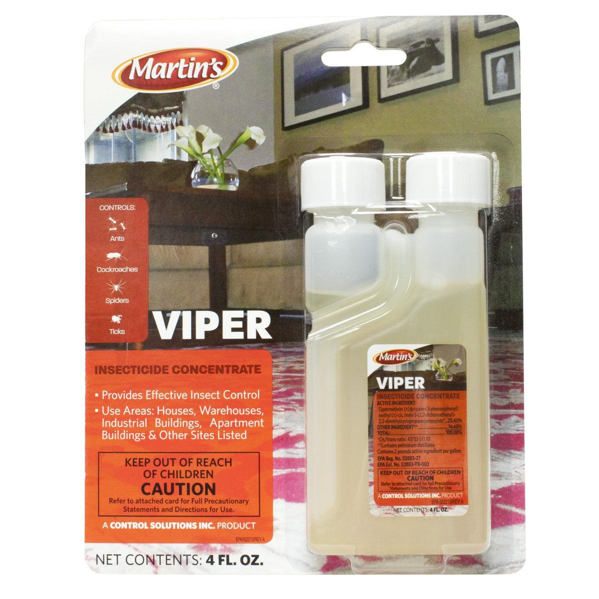 Control Solutions Martins Viper Insecticide Concentrate, 4oz — kate ...